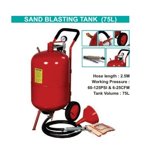 Jual Sandblasting Tank Tangki Sand blasting Kapasitas 75 Liter Wipro ...