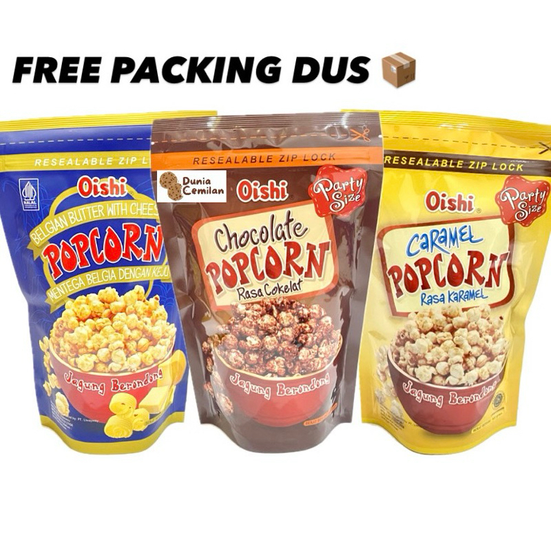 Jual [TERMURAH!!] Oishi POPCORN Pouch 100gr - Popcorn Enak Renyah Aneka ...