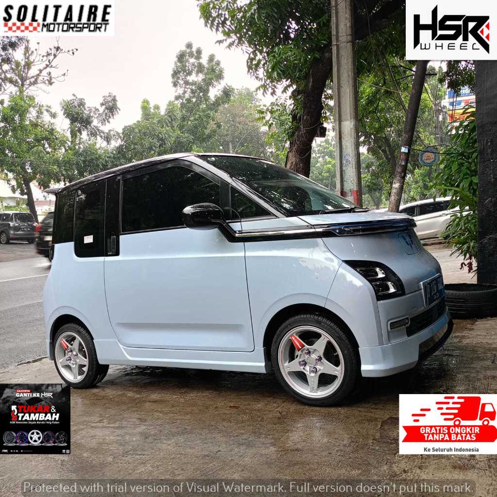 Jual VELG MOBIL RACING ORIGINAL HSR WHEEL TYPE SPEEDSTER R14 4x100 ...