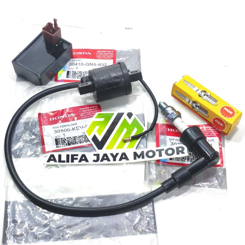 Jual KOIL + CDI + TUTUP BUSI + BUSI SUPRA X LAMA SUPRA 110 SUPRA FIT ...