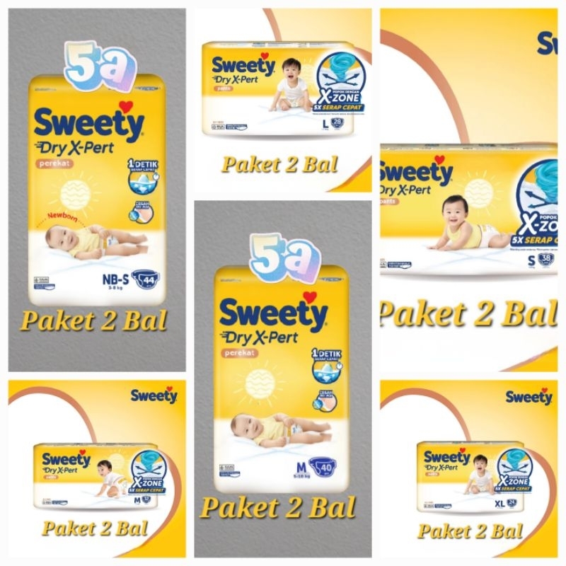 Jual Sweety Bronze Dry X-Pert (PAKET 2-BAL) | Shopee Indonesia