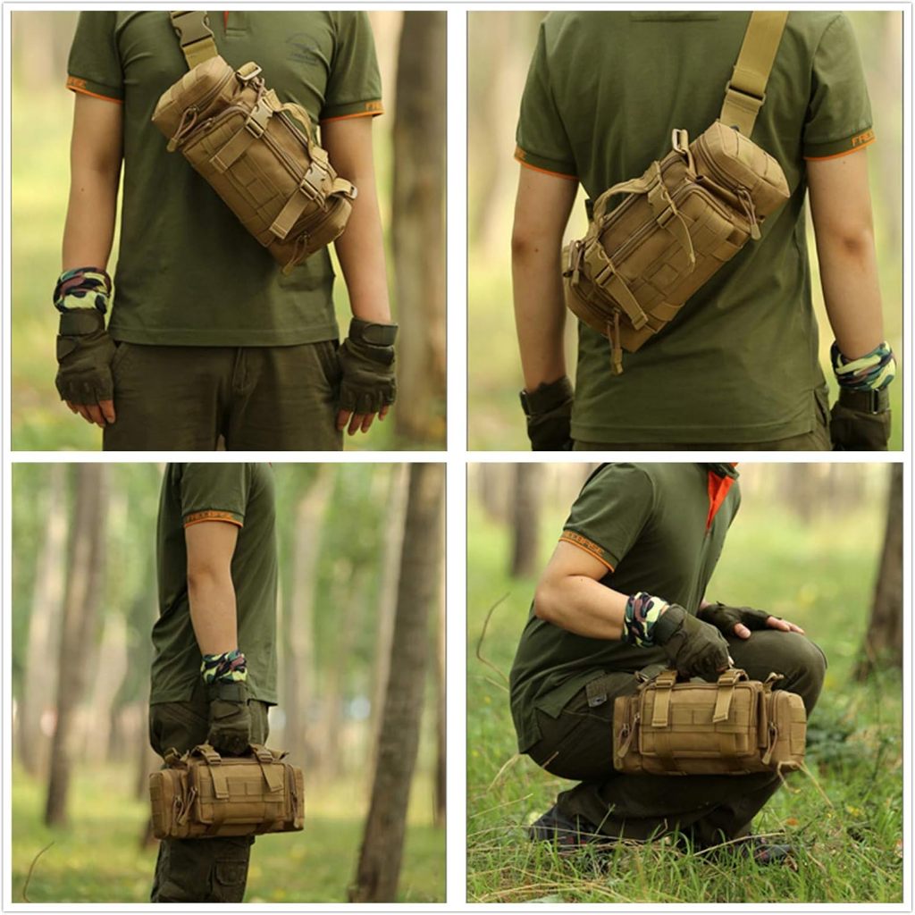 Jual Tas Selempang Krem/Tas Pinggang / Tas Loreng / Tas Samping / Tas ...