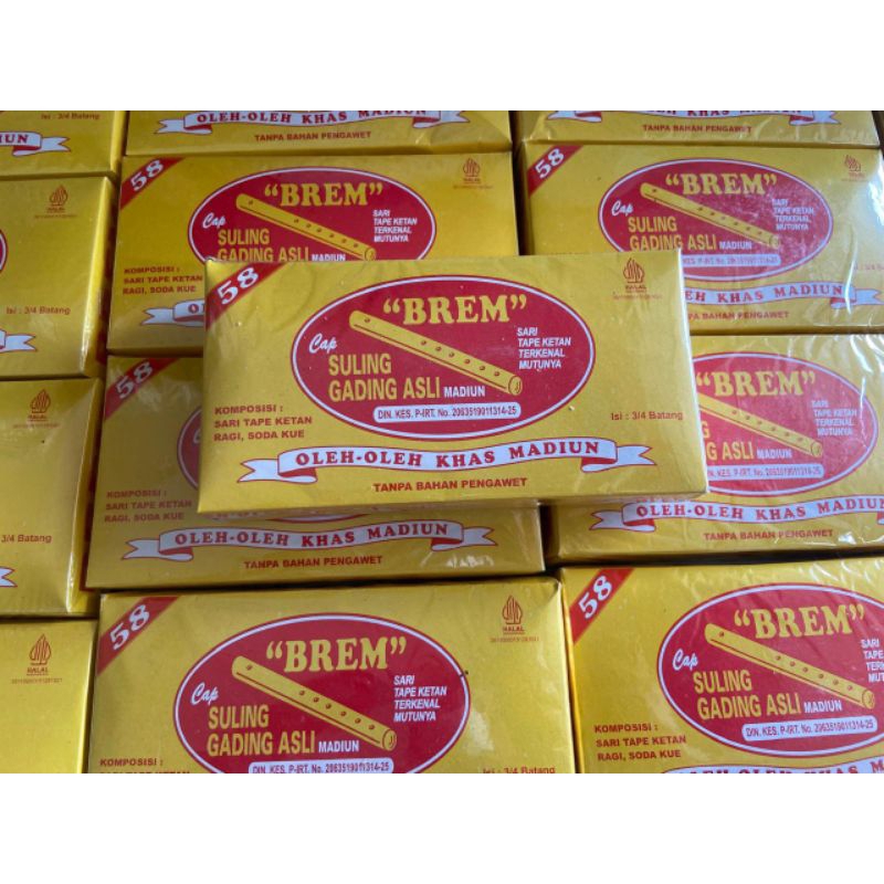 Jual BREM SULING MADIUN JUMBO ISI 3-4 BATANG BREM MADIUN BREM SULING ...