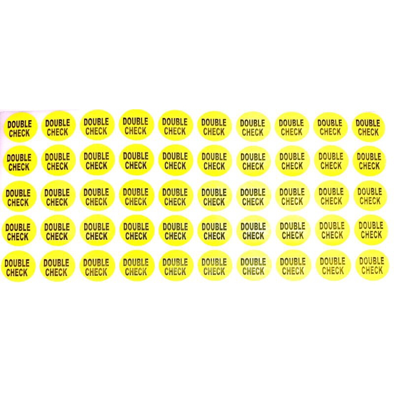 Jual Stiker Penanda Double Check Ukuran 2 cm | Shopee Indonesia