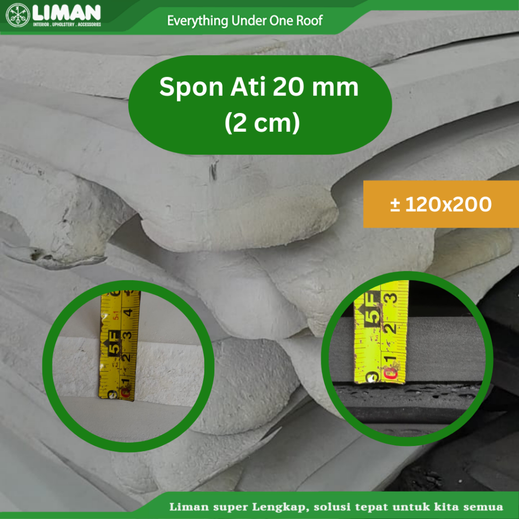 Jual Spon Ati 20 mm ( 2 cm) ukuran ± 120x200 | Shopee Indonesia