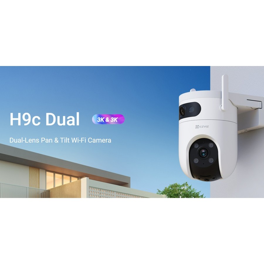 Jual Ezviz H9C Dual-Lens 3K 5MP+5MP Smart Home Wifi Pan Tilt IP Camera ...