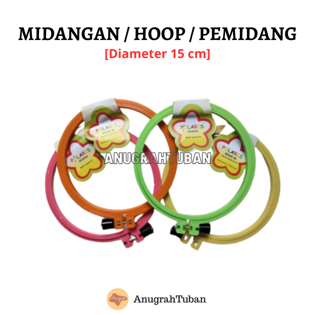 Jual [15 CM] Midangan Plastik / Hoop / Pemidang / Widangan / Embroidery ...