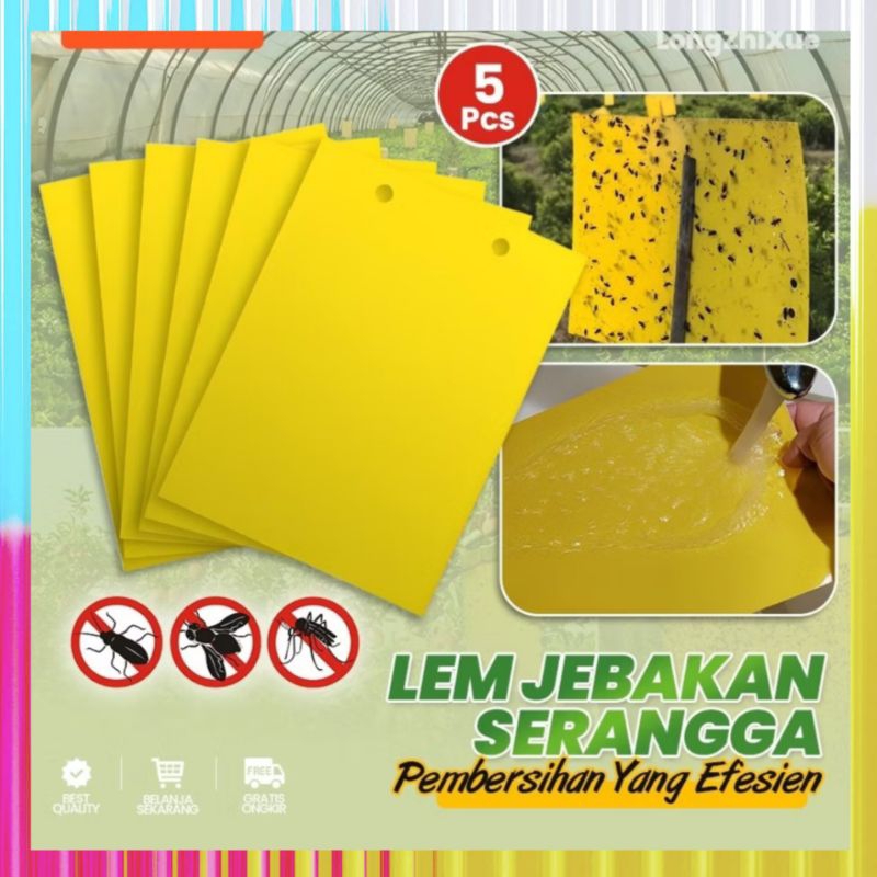 Jual (ISI 10) YELLOW TRAP PERANGKAP PEREKAT JEBAKAN SERANGGA LALAT ...
