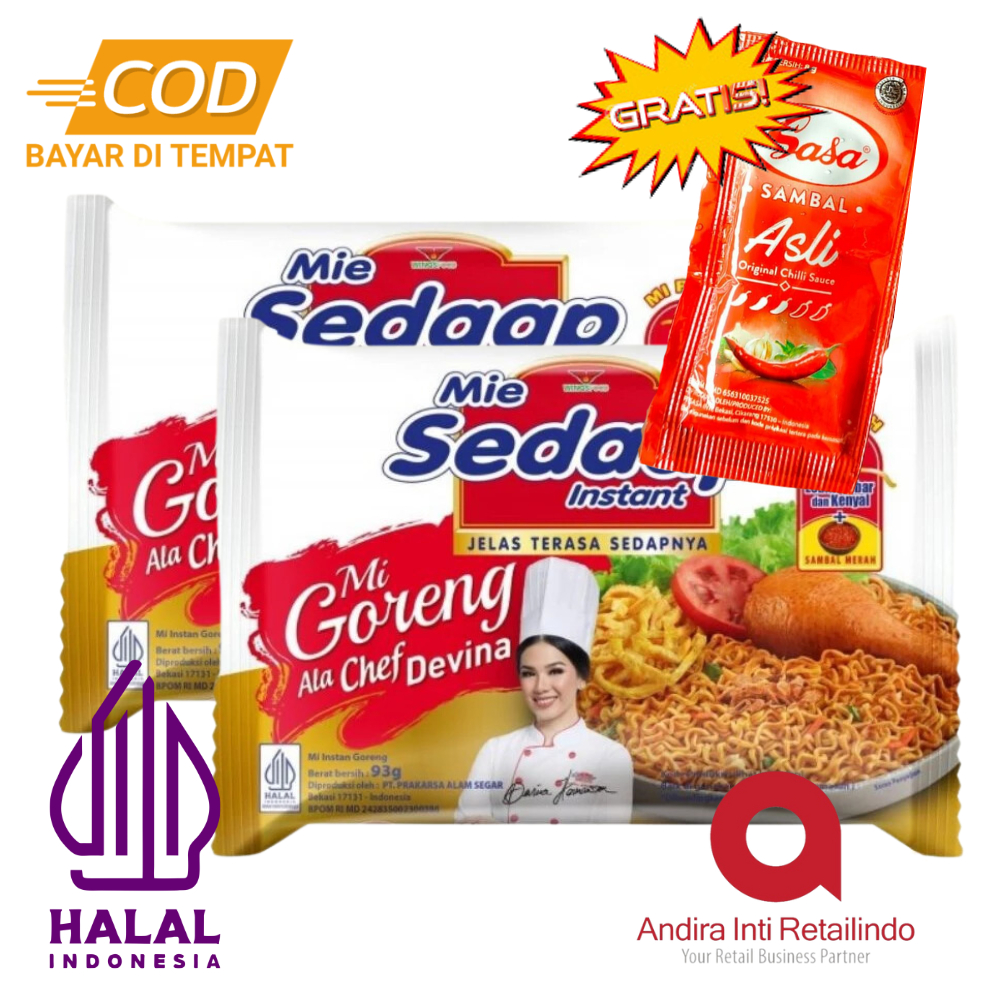 Jual Mie Sedaap Mi Goreng Ala Chef Devina 93gr Murah | Shopee Indonesia