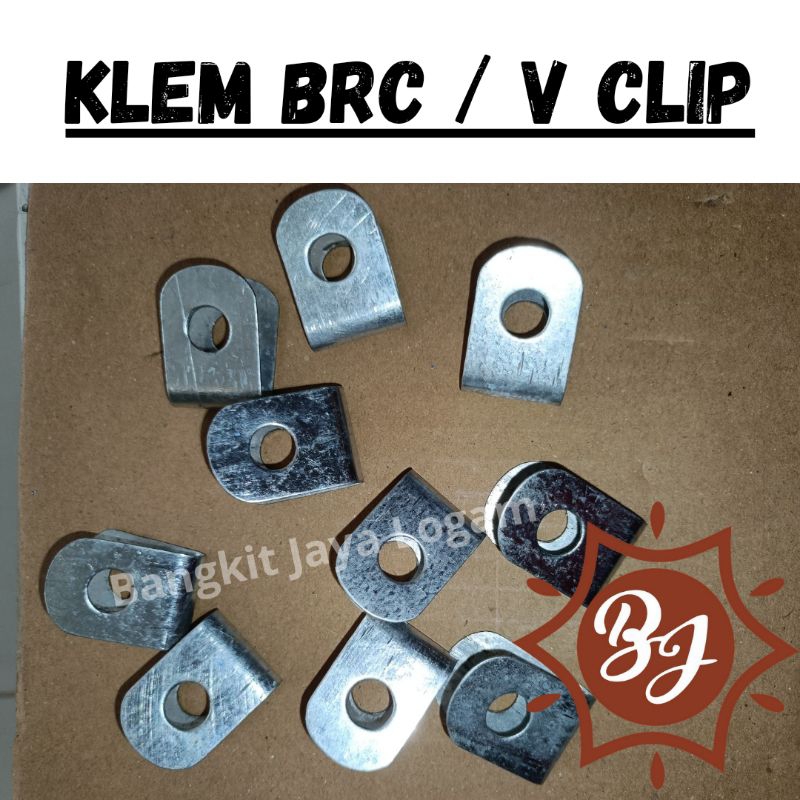 Jual Klem BRC / V Clip Pagar BRC isi 50pcs | Shopee Indonesia