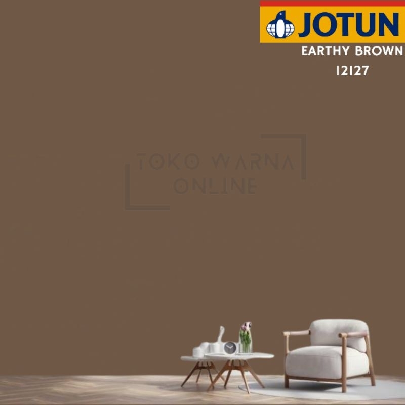 Jual CAT TEMBOK INTERIOR JOTUN SERIES - EARTHY BROWN 12127 (GALON ...