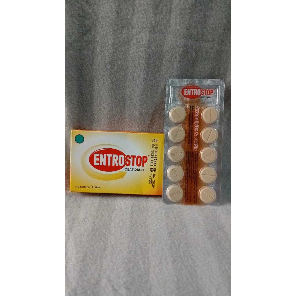 Jual Entrostop 1 Blister @ 10 Tablet / Obat Diare | Shopee Indonesia