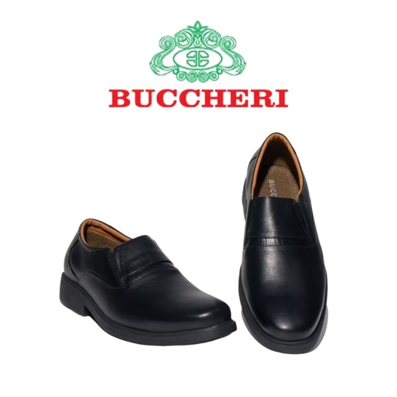 Jual BUCCHERI Sepatu Pria Formal Full Leather-ba3052-black | Shopee ...