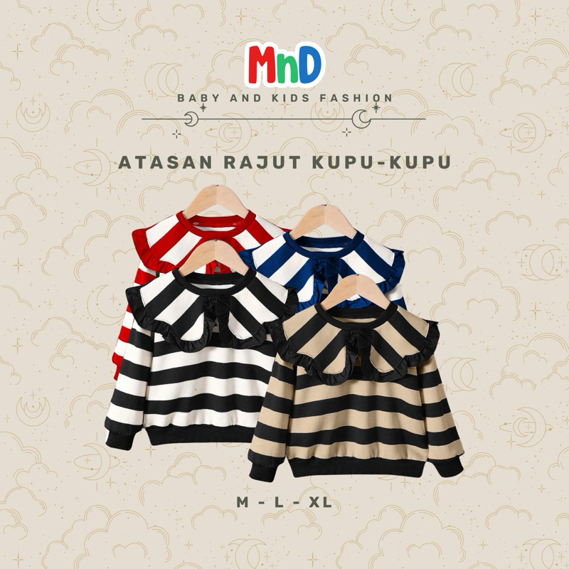 Jual MnD - Atasan Baju Rajut Anak Perempuan Cewe Fashion Korea Model ...