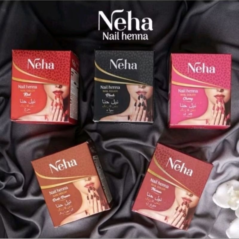 Jual Neha Nail Color Henna Pewarna Kuku Neha | Henna Tangan BPOM ...