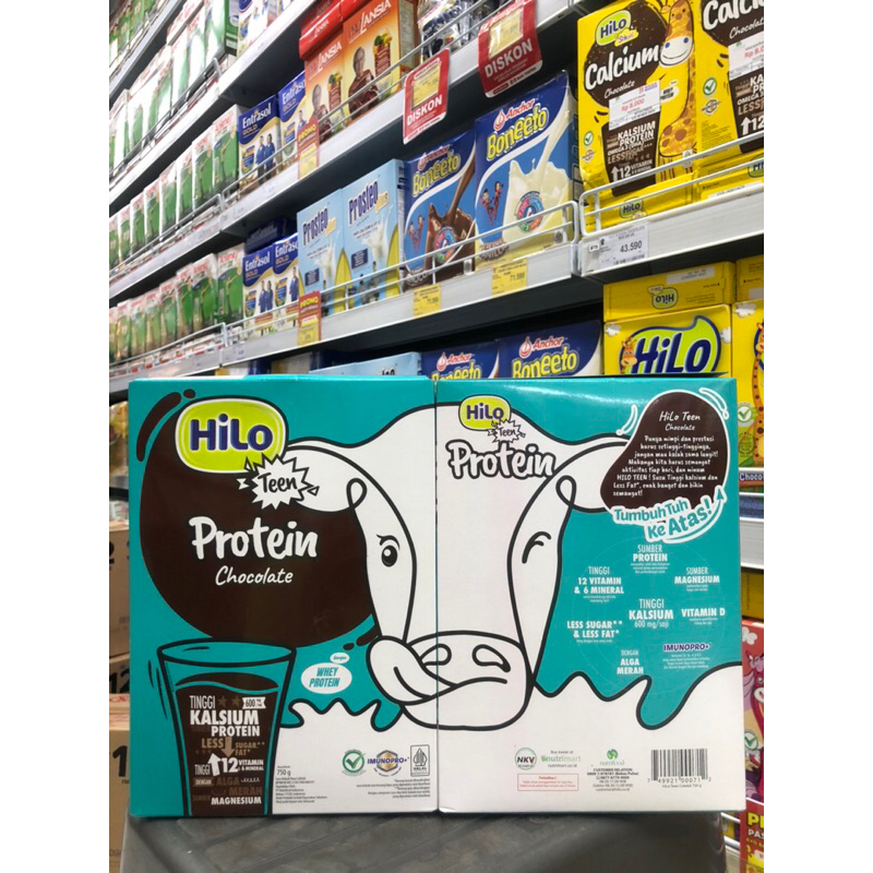 Jual Hilo teen protein chocolate 750 gr - susu tinggi kalsium dan ...