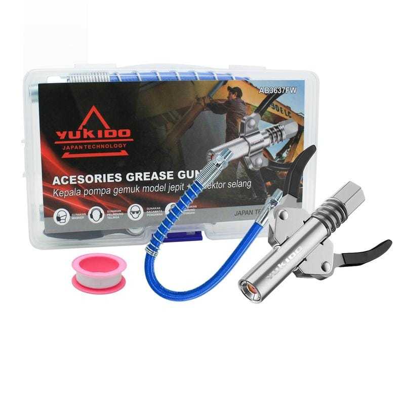 Jual Yukido Kepala Pompa Grease Gun Grease Coupler Heavy Duty Kunci ...