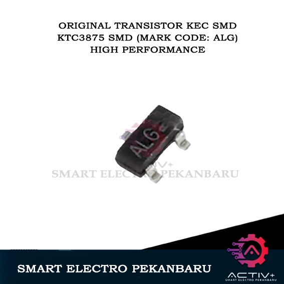 Jual ORIGINAL SMD KTC3875 (MARK CODE: ALG) TRANSISTOR KTC3875S-GR-RTK/P NPN SMT 50V 150mA 150mW ...
