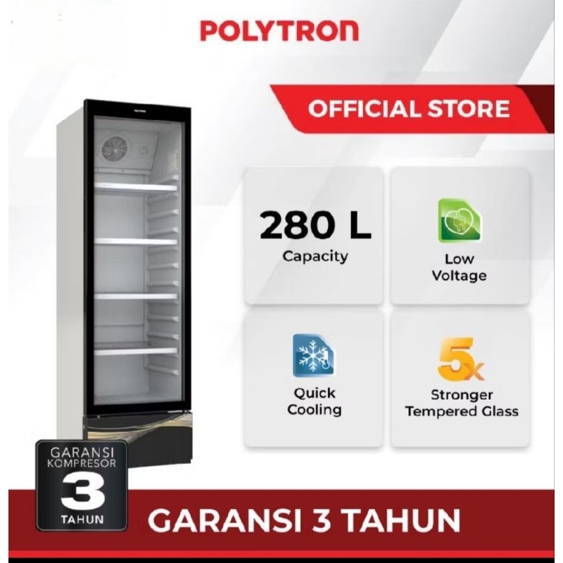 Jual Showcase Polytron SCN-237 Display Cooler 4 Rak | Shopee Indonesia