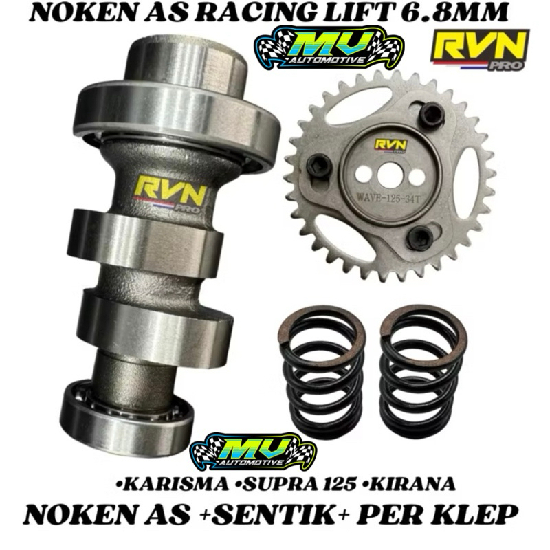 Jual PAKET NOKEN AS CAM RVN RACING KARISMA KHARISMA SUPRA X 125 KIRANA ...