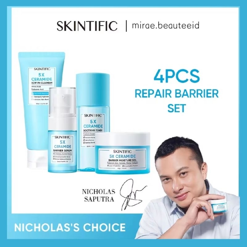 Jual SKINTIFIC Barrier Set 4 pcs | Anti Dark Spot Set 4 pcs | Shopee ...
