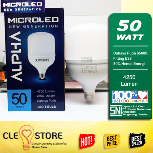 Jual Microled Alpha 50 40 30 20 15 10 5 Watt Lampu LED Kapsul Murah Bergaransi 1 Tahun | Shopee ...