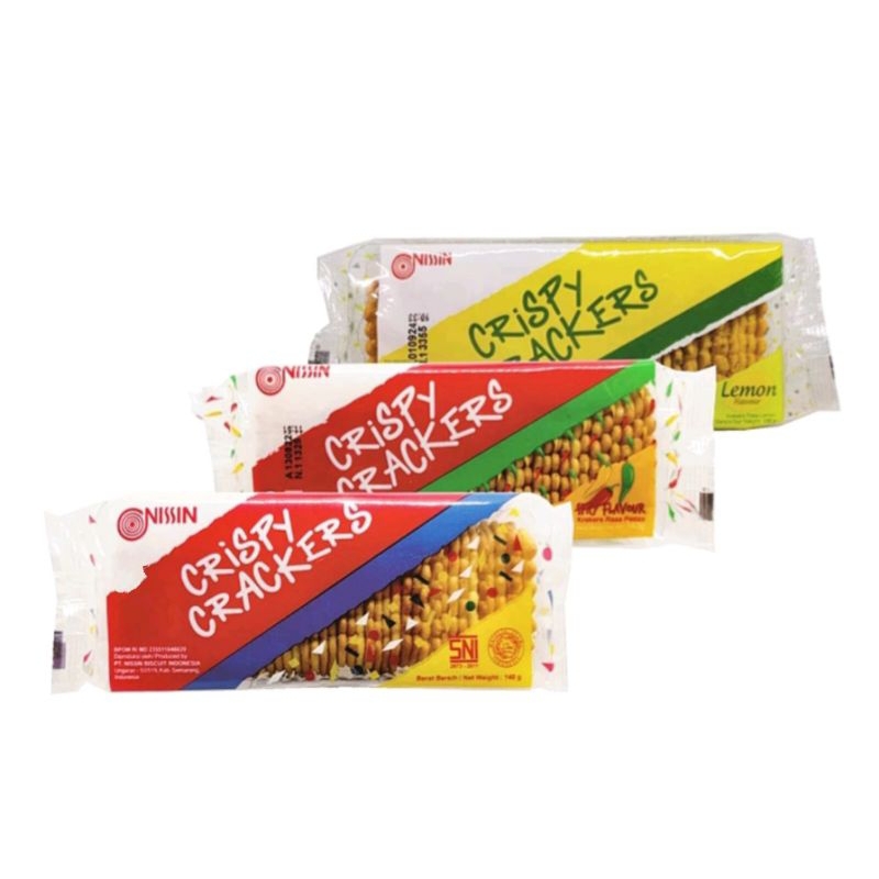 Jual Nissin Crispy Crackers Mini Long 140Gr - Biscuit Crackers Original ...