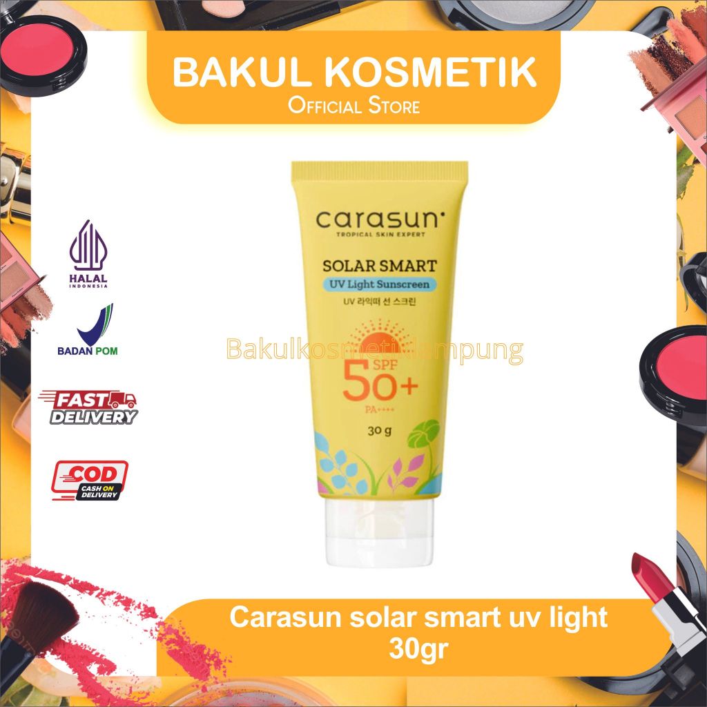 Jual Carasun Solar Smart UV Light Sunscreen SPF 50 30g | Shopee Indonesia
