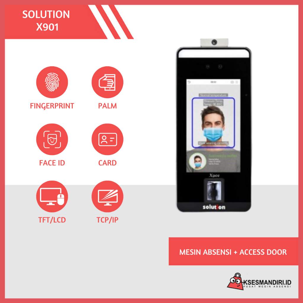 Jual Mesin Absensi dan Access Door Solution X901 | Shopee Indonesia