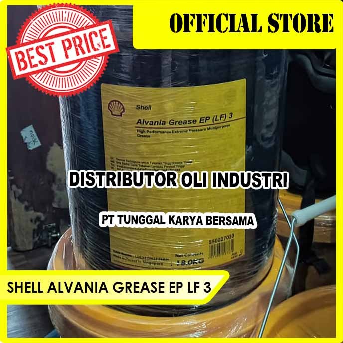 Jual SHELL ALVANIA GREASE EP 3 ( Ready Stock - 18 KG ) | Shopee Indonesia