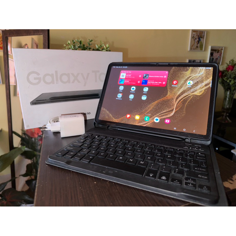 Jual Samsung Galaxy Tab S8 5G / 128 GB Fullset - Tablet | Shopee Indonesia