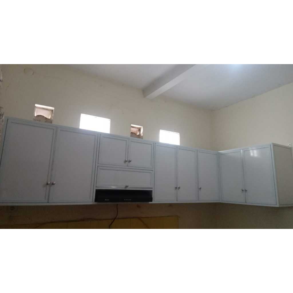 Jual kitchen set atas alumunium/rak piring/rak piring atas/kitchen set ...