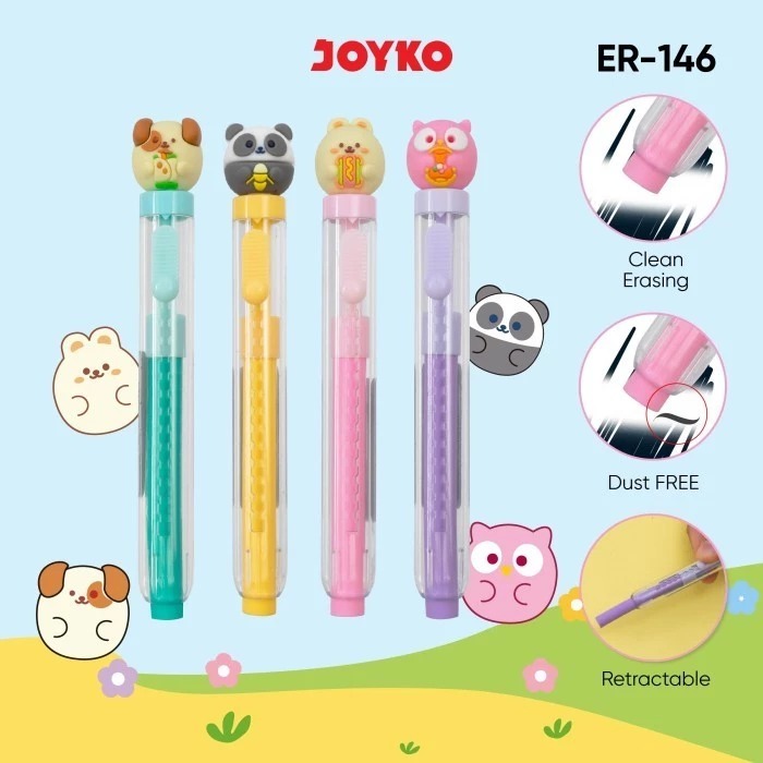 Jual Penghapus Eraser Joyko ER-146 Animal Kingdom | Shopee Indonesia