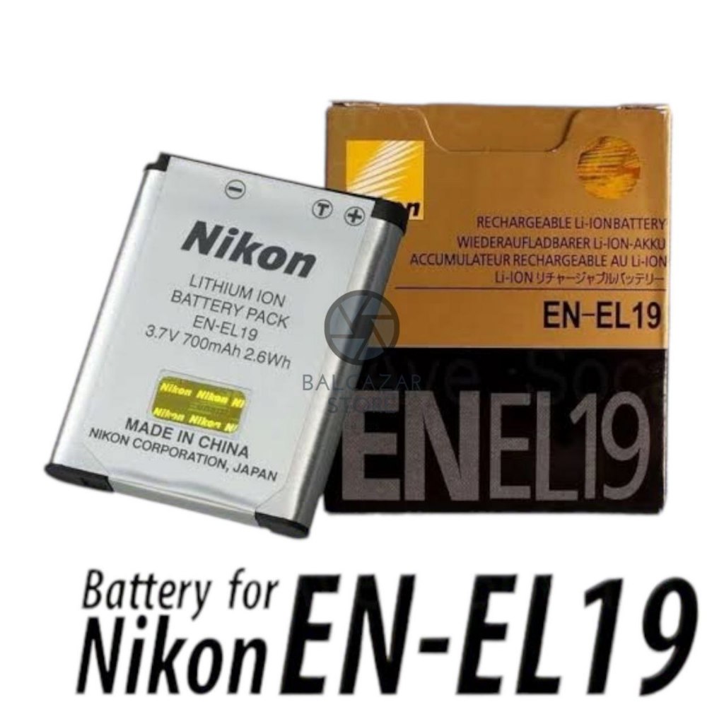 Jual Baterai Kamera Nikon EN-EL19 ENEL19 For Coolpix S2500 S3100 S4100 | Shopee Indonesia