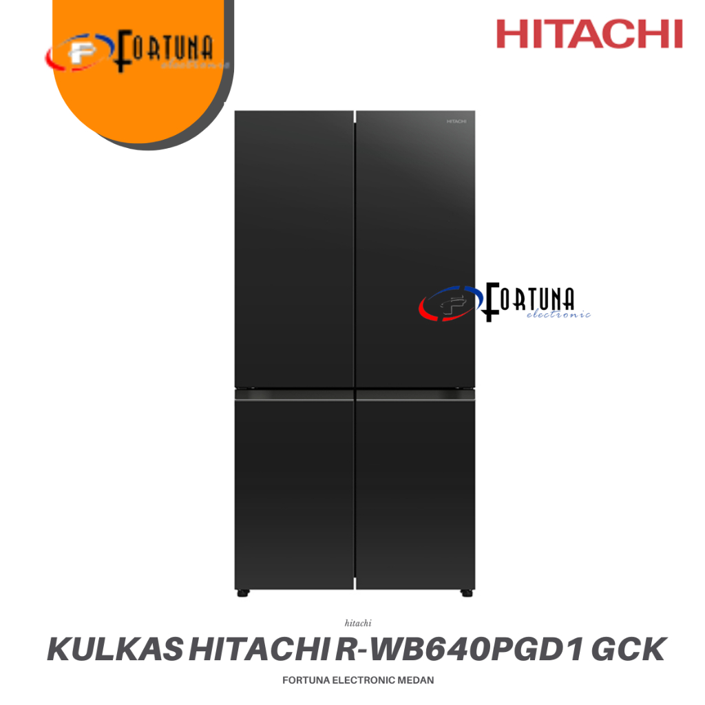 Jual KULKAS HITACHI R-WB640PGD1 GCK 4 PINTU INVERTER 569 LITER | Shopee Indonesia