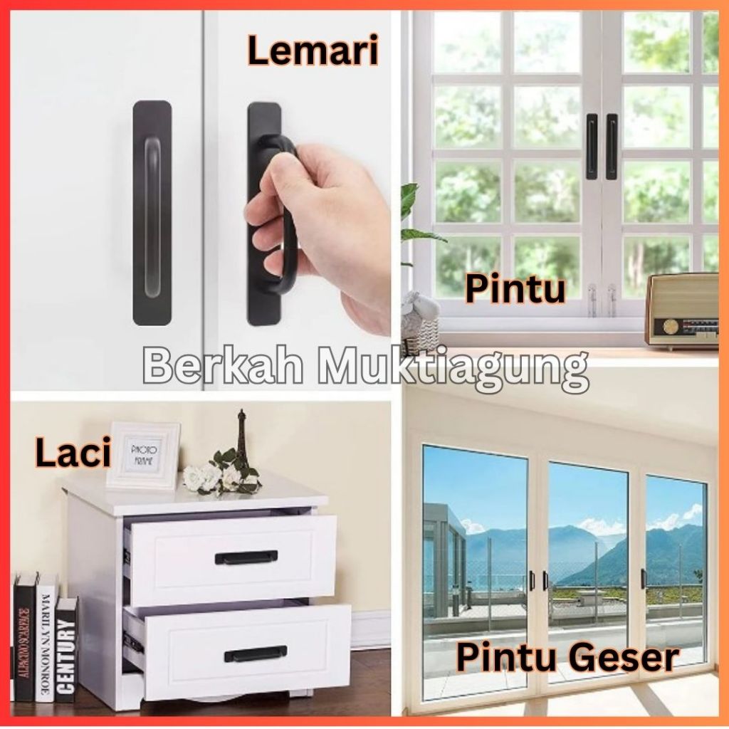 Jual Hendel Pintu Besi Door Handle Tarikan Lemari Laci Kabinet Pagar ...