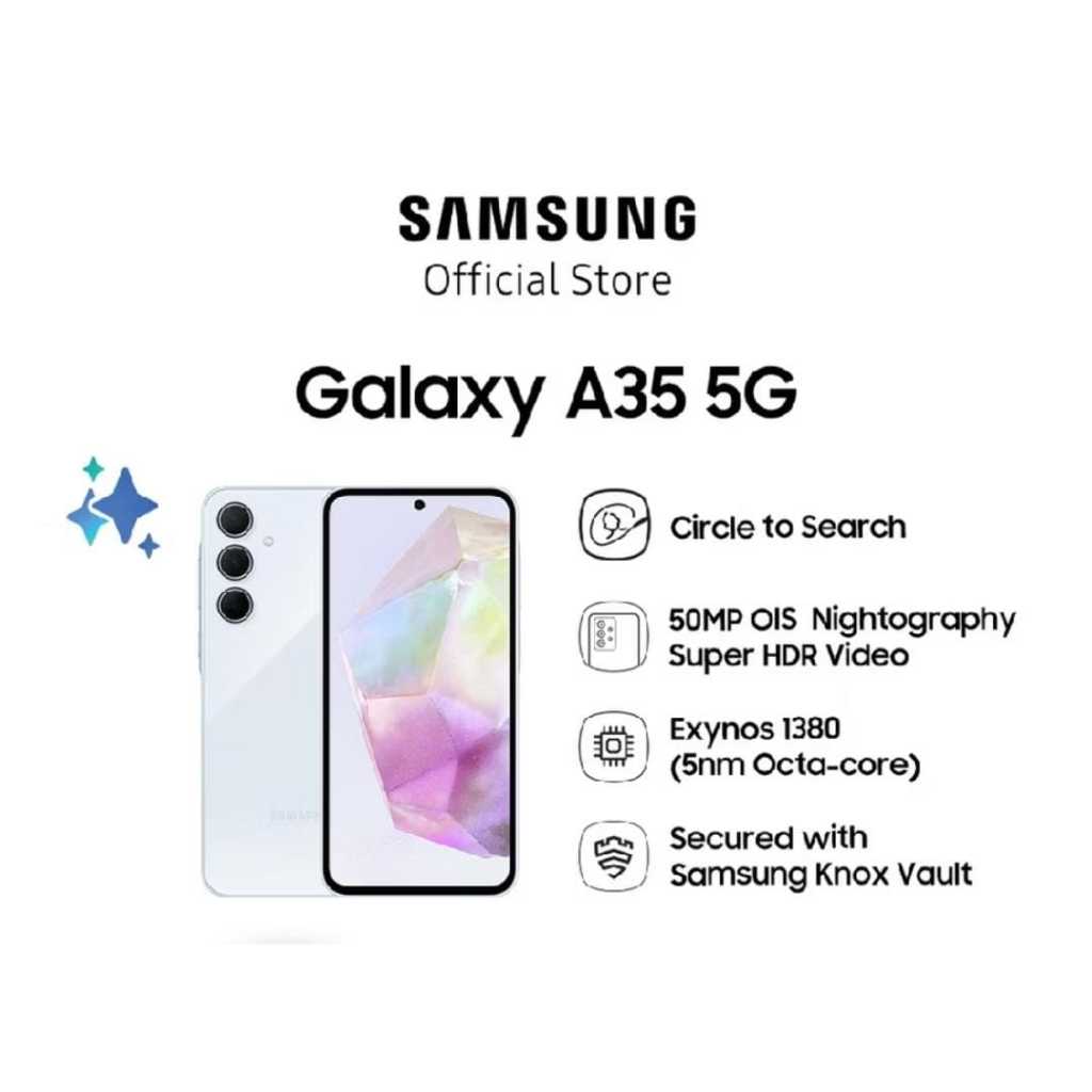 Jual SAMSUNG GALAXY A35 5G 8GB RAM+256GB ROM GARANSI RESMI | Shopee Indonesia