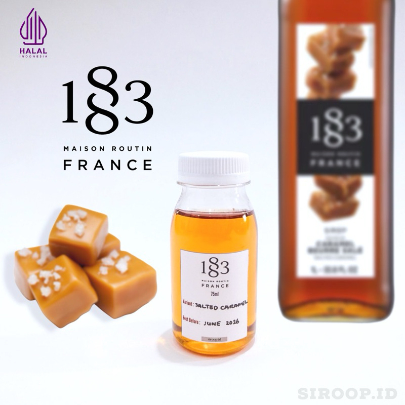 Jual 1883 Maison Routin France Salted Caramel Syrup Repack | Shopee ...