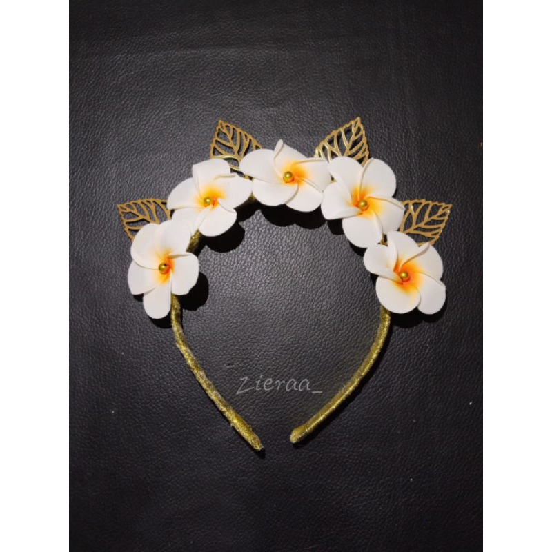 Jual Bando Adat Kamboja daun raja Bali Viral Tari Karnaval | Shopee ...