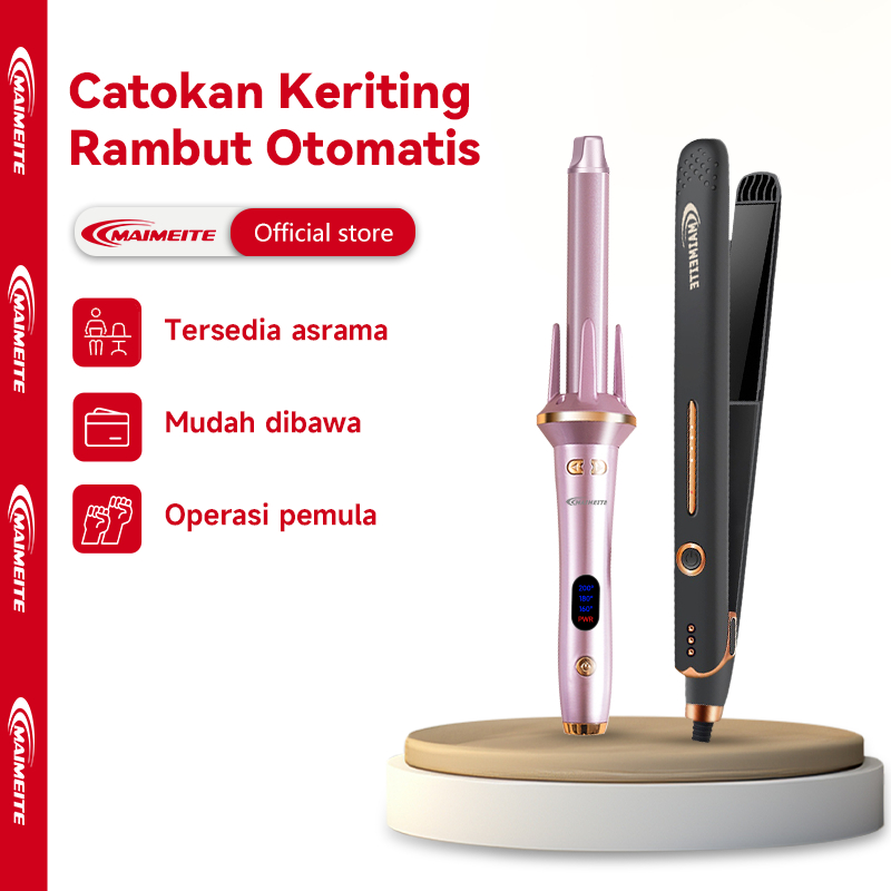 Jual MAIMEITE Catokan Curly Otomatis Catokan Keriting Rambut 25mm Otomatis Ceramics Curly Hair ...