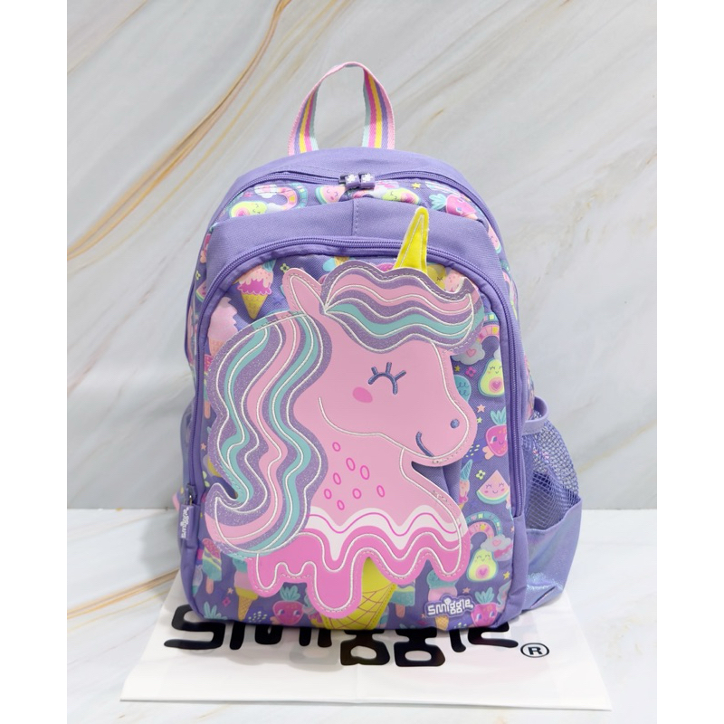 Jual Tas Ransel Anak TK Smigle Happy Tales Unicorn Junior Backpack - 99972 | Shopee Indonesia