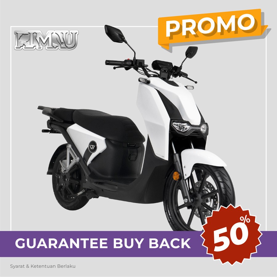 Jual Charged Rimau Sepeda Motor Listrik - OTR Jakarta - Putih | Shopee ...