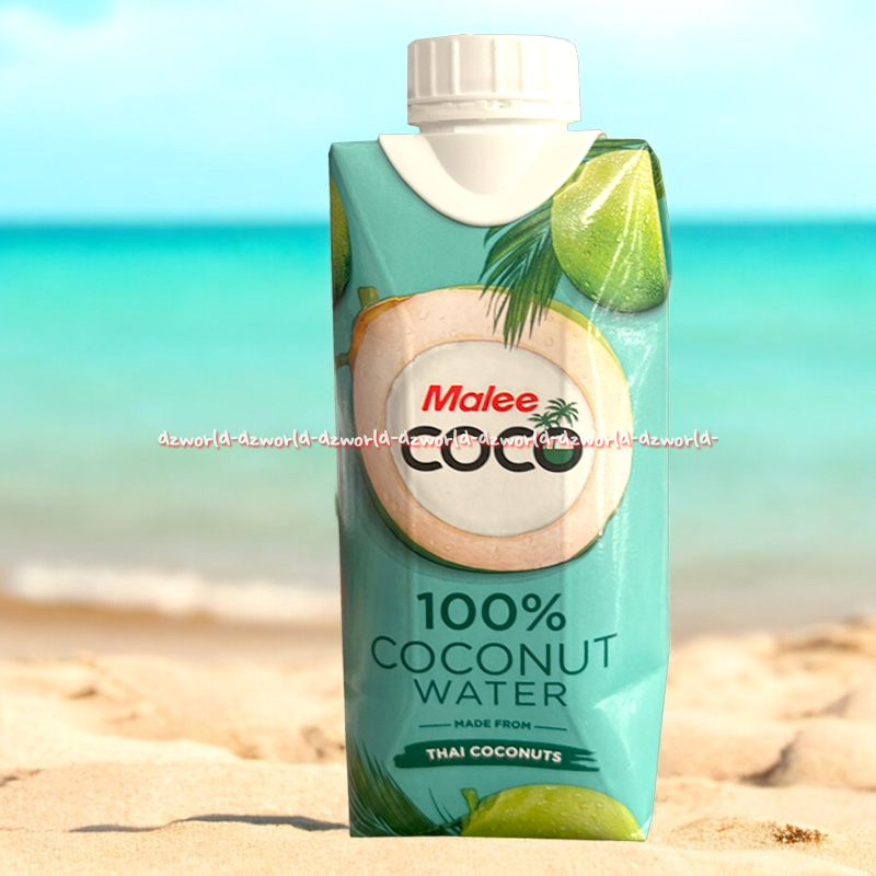 Jual Malee Coco 330ml 100% Coconut Water Thailand Coconuts Air Kelapa Siap Minum | Shopee Indonesia