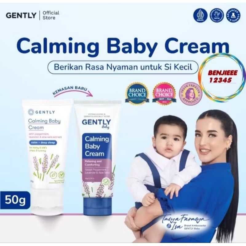 Jual Gently Calming Baby Cream Lotion Bayi Krim Penghangat Pereda Kolik ...
