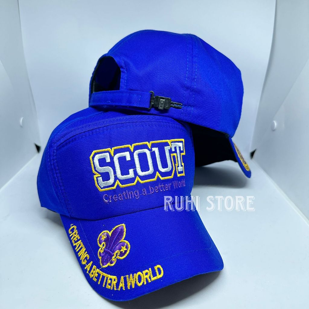 Jual Topi PRAMUKA BORDIR DRILL | Shopee Indonesia