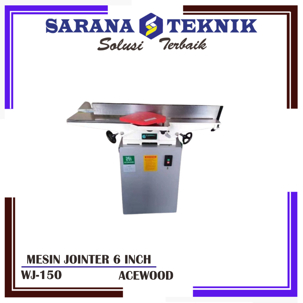 Jual MESIN WOOD JOINTER / PENYIKU KAYU WJ-150 ACEWOOD ORIGINAL | Shopee ...