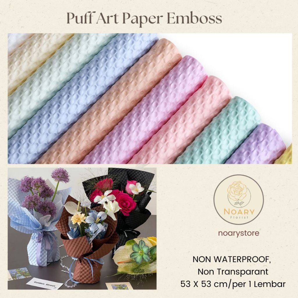 Jual PUFF ART PAPER EMBOSS / WRAPPING | Shopee Indonesia