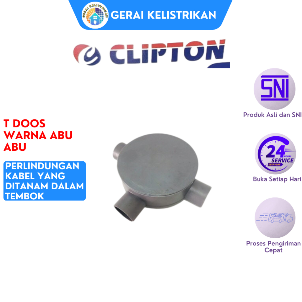Jual CLIPTON T DOOS - WARNA ABU ABU | Shopee Indonesia