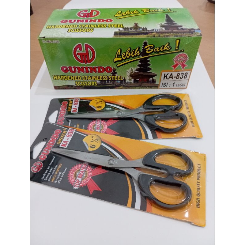 Jual [1 LUSIN] Gunting KC Gunindo Sedang/Tanggung (838) | Shopee Indonesia