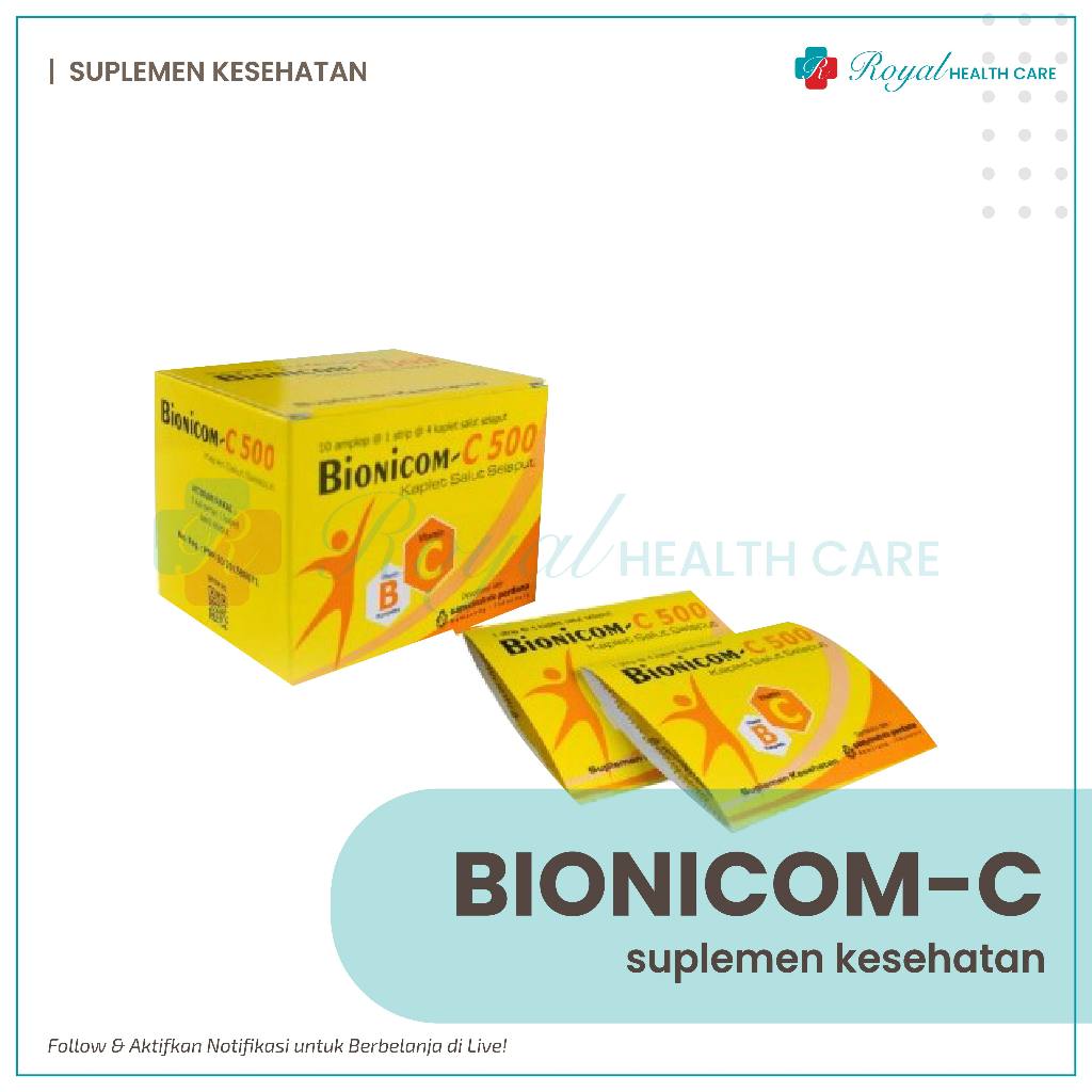 Jual BIONICOM-C 500MG [EXPIRED MEI 2025], Vitamin Untuk Memelihara ...